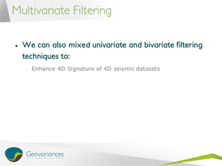 Seismic QC & Filtering with Geostatistics | PDF