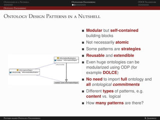 Pattern-based Ontology Engineering | PPT