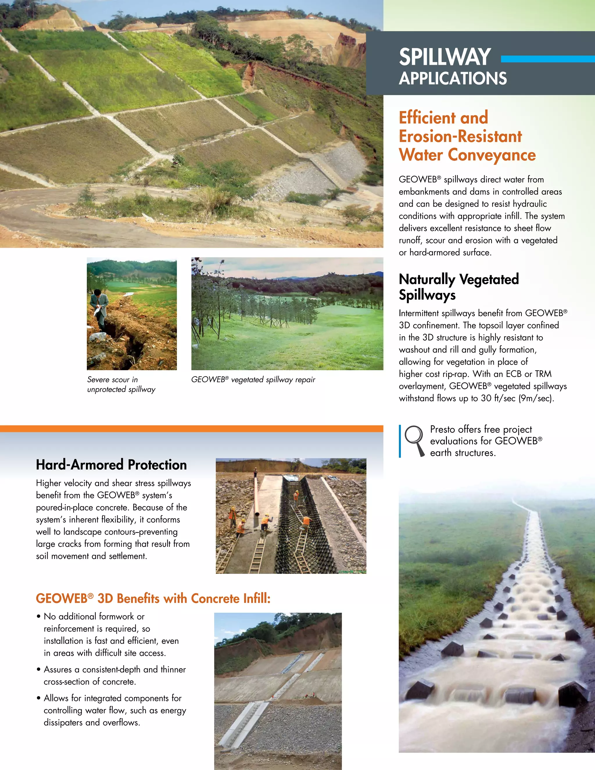Geoweb solutions-for-dikes-dams-spillways | PDF