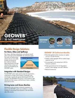Geoweb solutions-for-dikes-dams-spillways | PDF