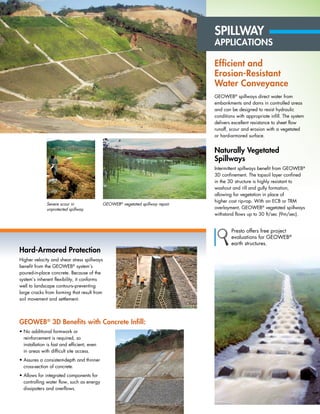 Geoweb solutions-for-dikes-dams-spillways | PDF