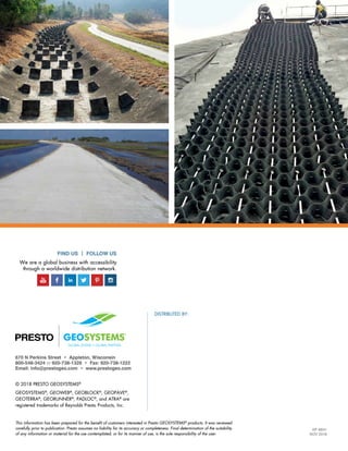 Geoweb solutions-for-dikes-dams-spillways | PDF