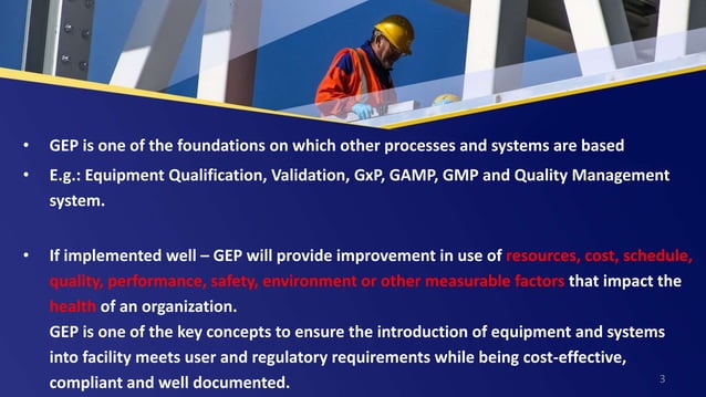 GOOD ENGINEERING PRACTICES | PPTX | Pharmaceutical Industry | Industries