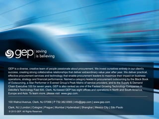 GEP-Campus recruitment mumbai 2014 event | PPTX