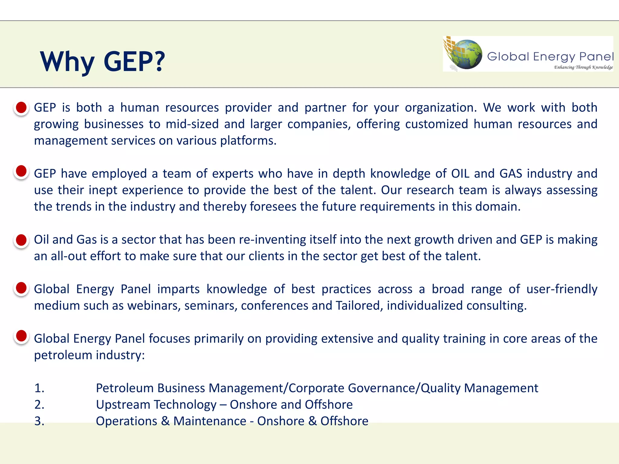 Gep company profile - approved | PDF