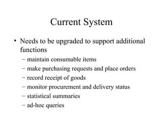 Purchase of Computers & Software for Procurement and Delivery of ...