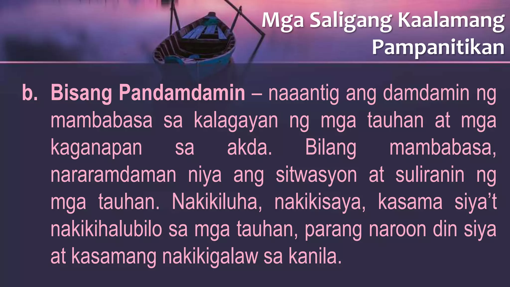 ANG KALIKASAN AT KAHALAGAHAN NG PANITIKAN | PPTX