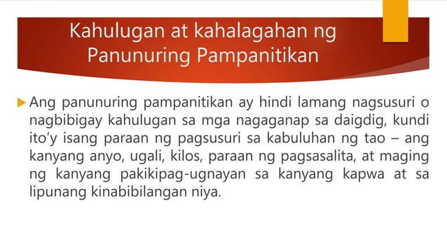 ANG PANUNURING PAMPANITIKAN | PPTX