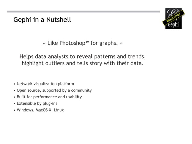 SP1: Exploratory Network Analysis with Gephi | PDF