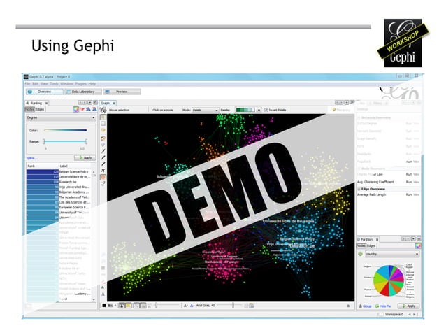 SP1: Exploratory Network Analysis with Gephi | PDF