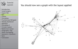 Gephi Tutorial Layouts | PDF