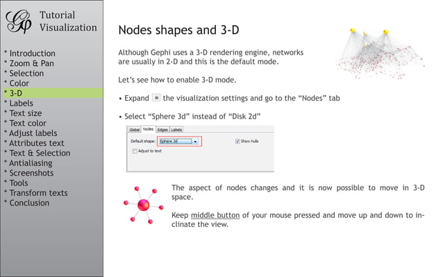 Gephi Tutorial Visualization | PDF