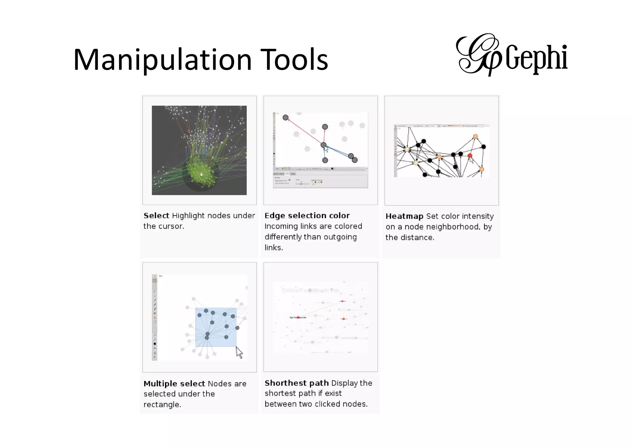 Gephi: Exploratory networks analysis software | PDF