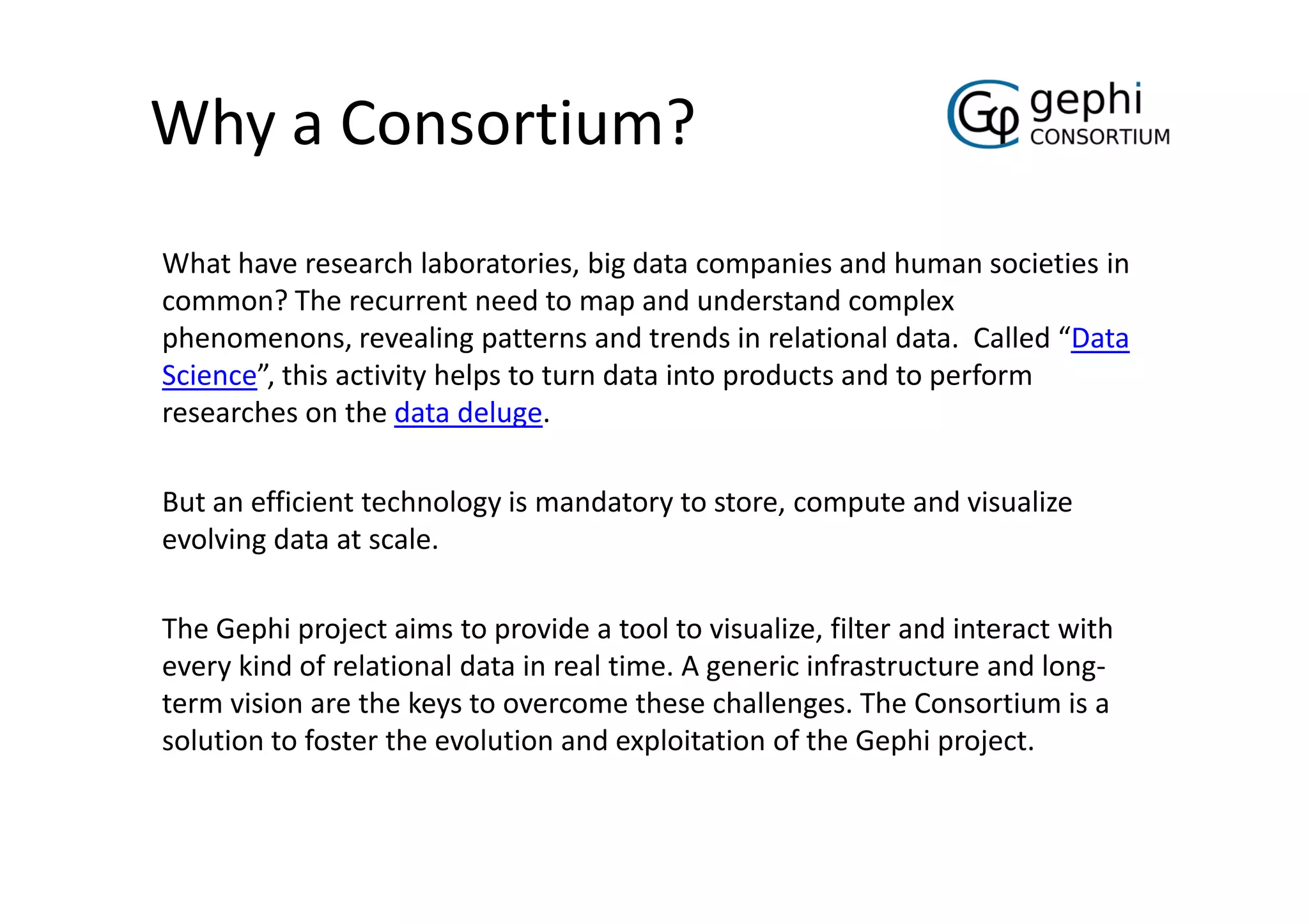 Gephi Consortium Presentation | PDF