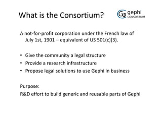 Gephi Consortium Presentation | PDF