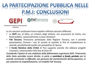 GEPI, Fidi Toscana: confronto | PPT