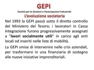 GEPI, Fidi Toscana: confronto | PPT