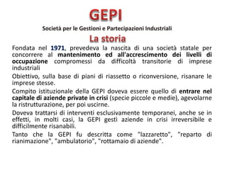 GEPI, Fidi Toscana: confronto | PPT