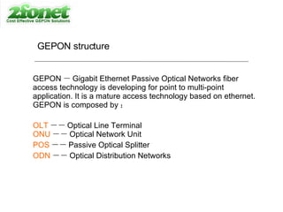 Gepon Presentation | PPT