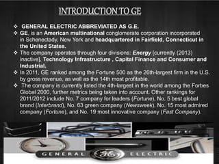 General electronics marketing method | PPTX