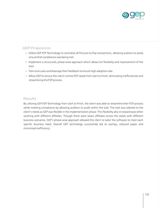 GEP Procure-to-Pay (P2P) | PDF