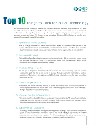 GEP Procure-to-Pay (P2P) | PDF | Business | Business and Finance