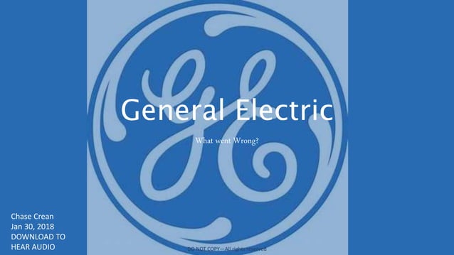 What went wrong for GE? | PPTX