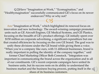 GE presentation assignment 1 | PPTX