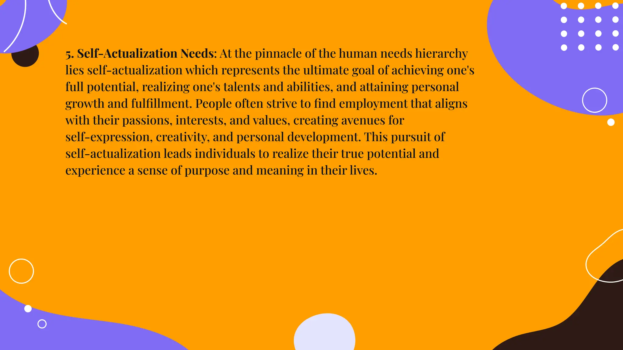 Communication and motivation Maslow’s hierarchy of needs: | PPT