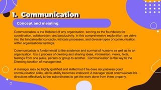 Communication and motivation Maslow’s hierarchy of needs: | PPT