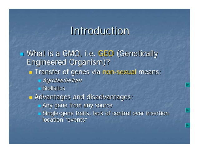 GMO’s and the Environment | PDF | Agriculture | Industries