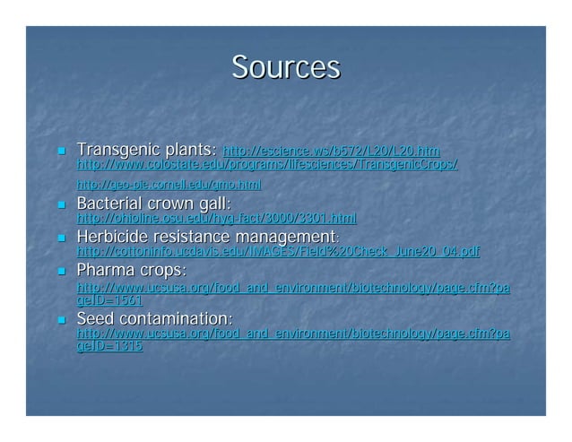 GMO’s and the Environment | PDF | Agriculture | Industries