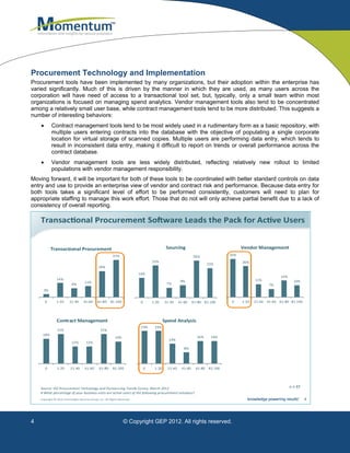 GEP Value Trends: Procurement Technology | PDF