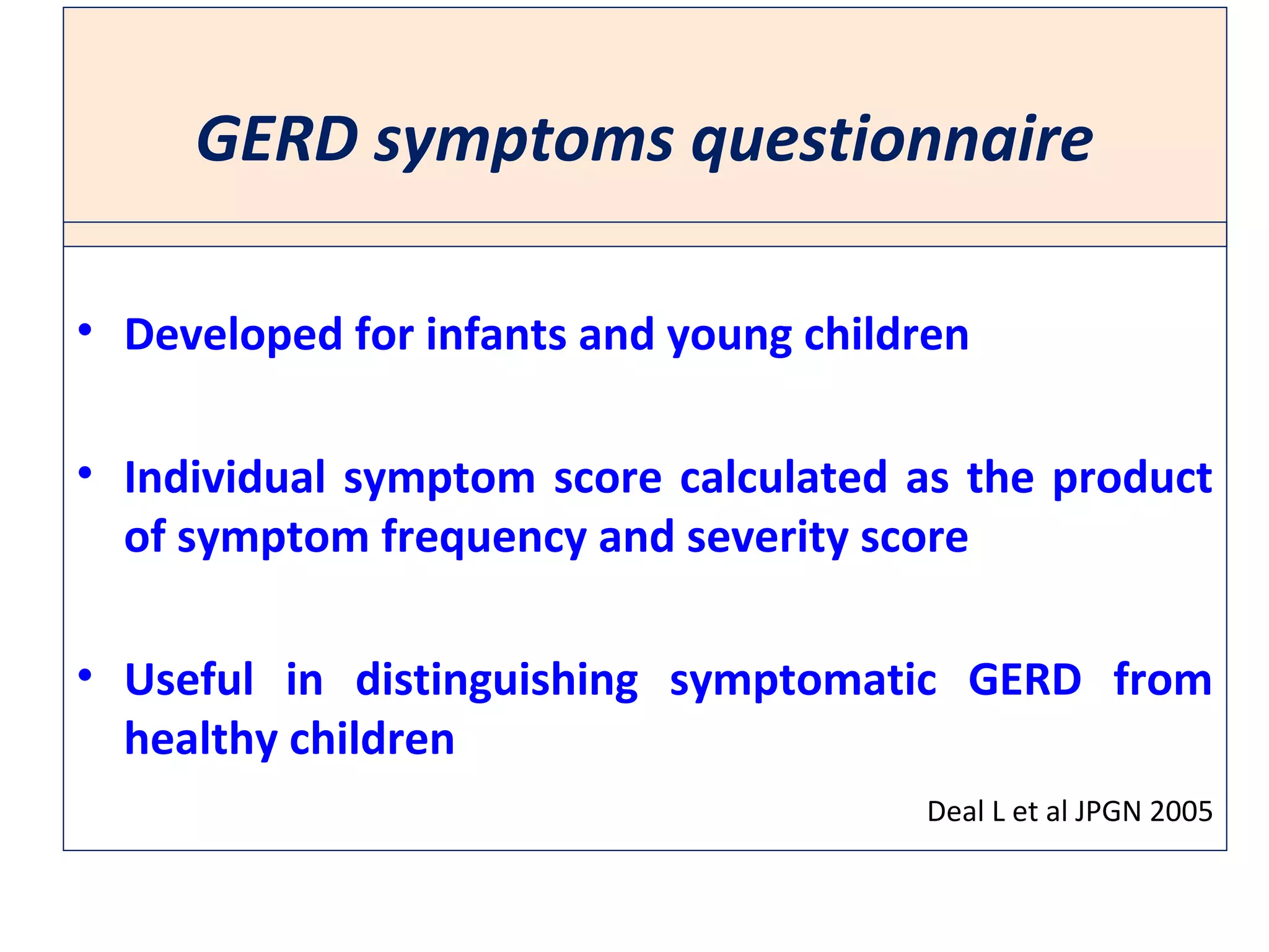 GERD IN CHILDREN | PPT