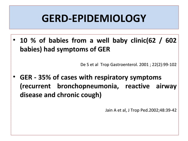 GERD IN CHILDREN | PPT