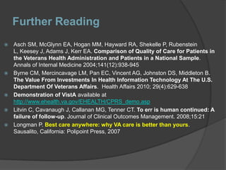 Geraint Lewis: The VA’s Open-Source Electronic Medical Record System ...