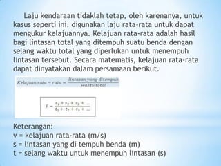 fisika Gerak | PPT