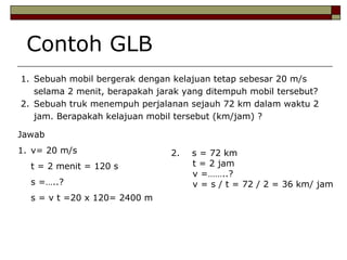 Gerak lurus | PPT