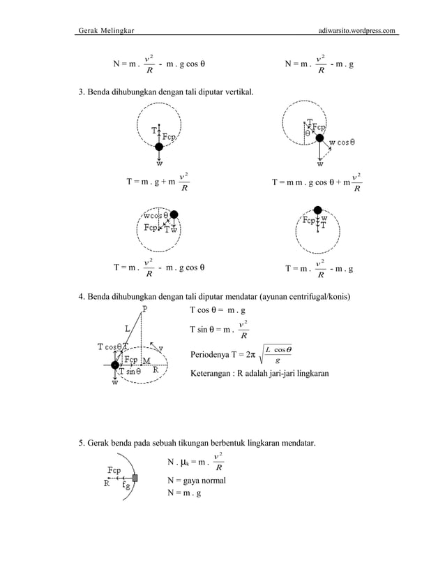 Gerak Melingkar | PDF