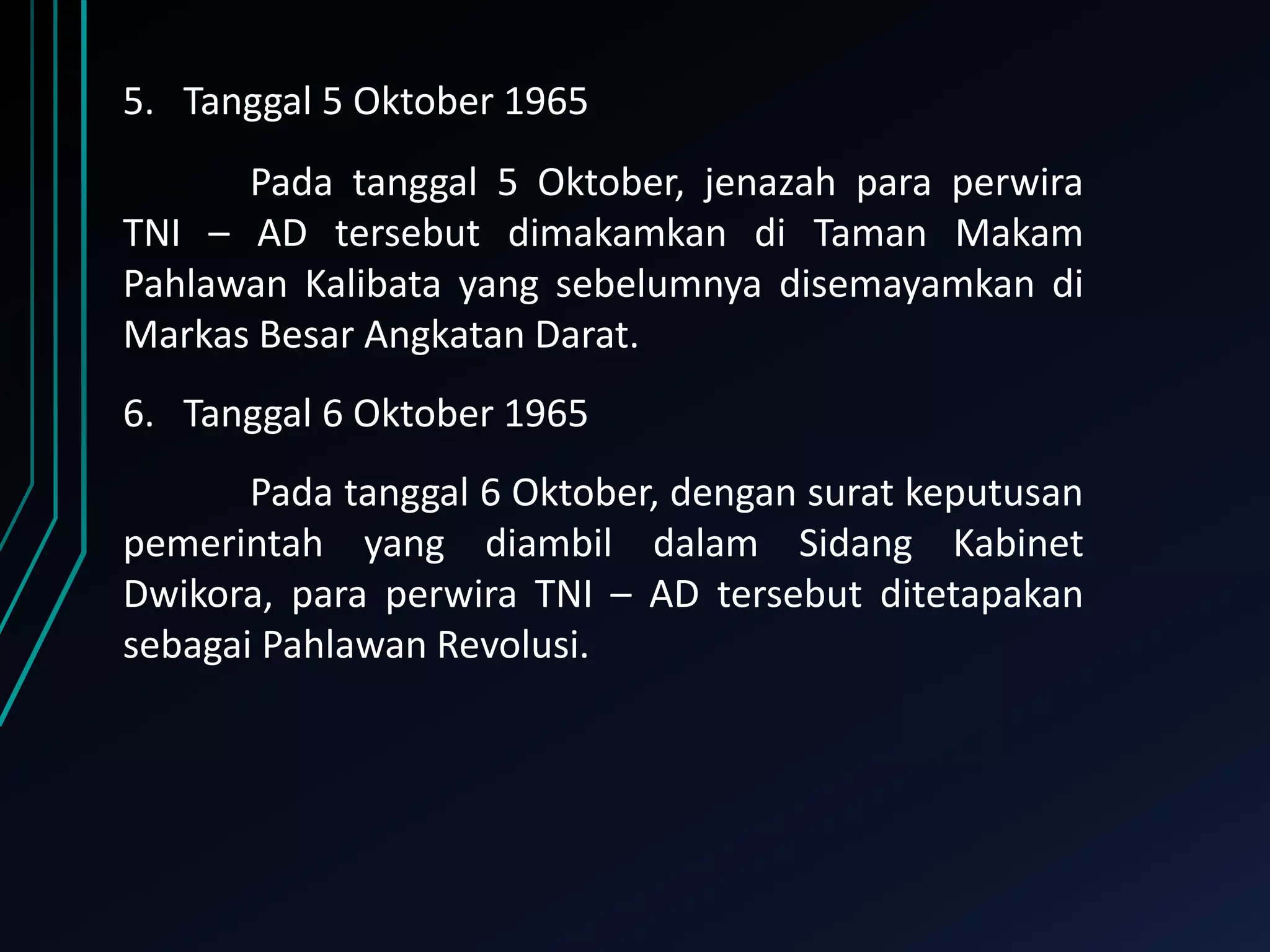 Gerakan 30 september 1965 | PPTX
