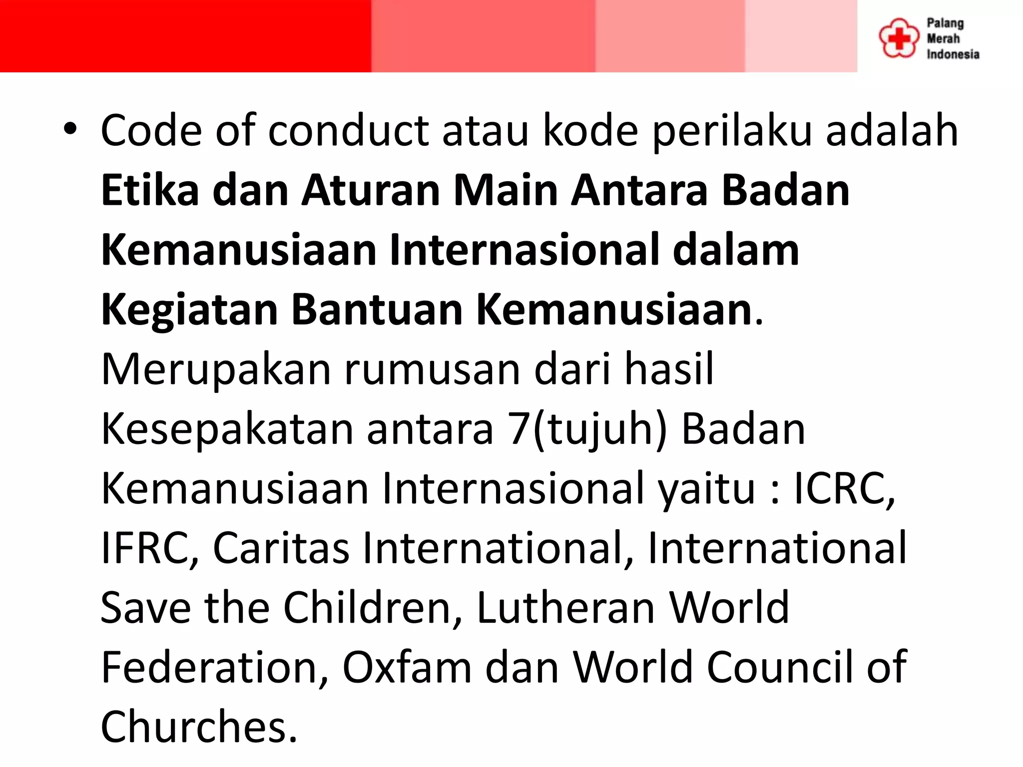 Gerakan 4 code of conduct dan safer access | PPTX