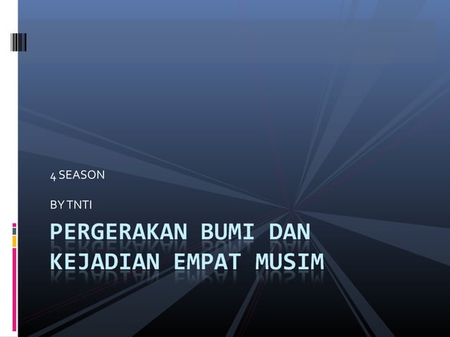 Gerakan bumi dan kejadian | PPT