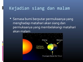 Gerakan bumi dan kejadian | PPT