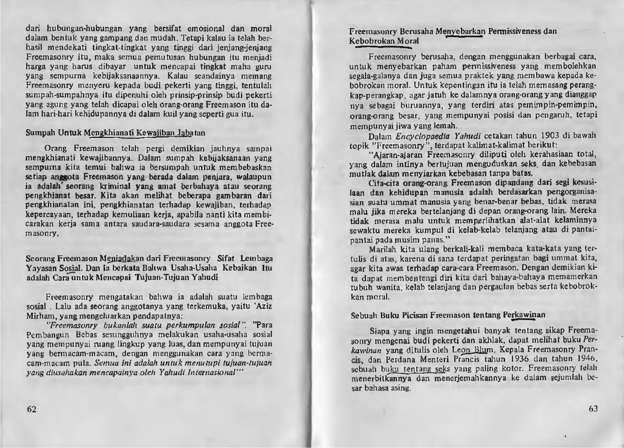 Gerakan freemasonry (al masuniyah) | PDF