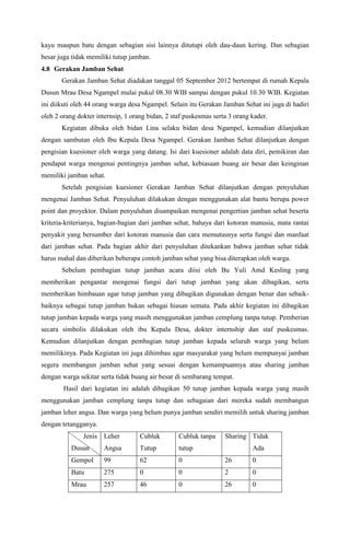 Gerakan jamban sehat | DOCX