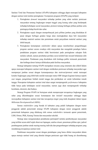 Gerakan jamban sehat | DOCX