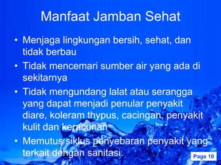 Gerakan jamban sehat | PPTX