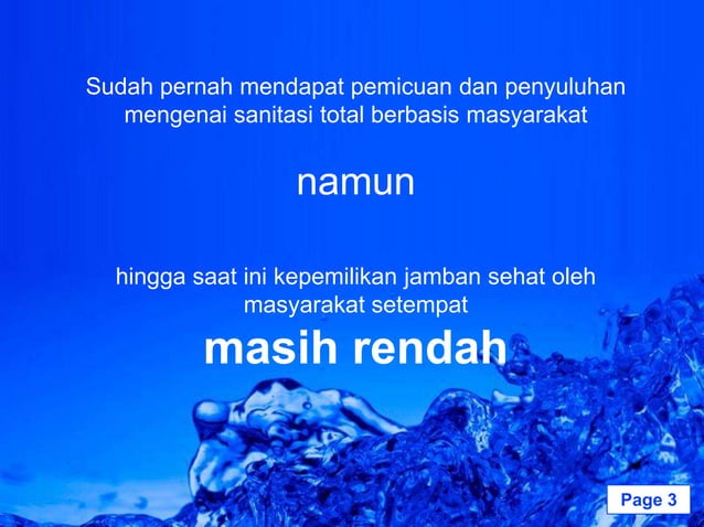 Gerakan jamban sehat | PPTX