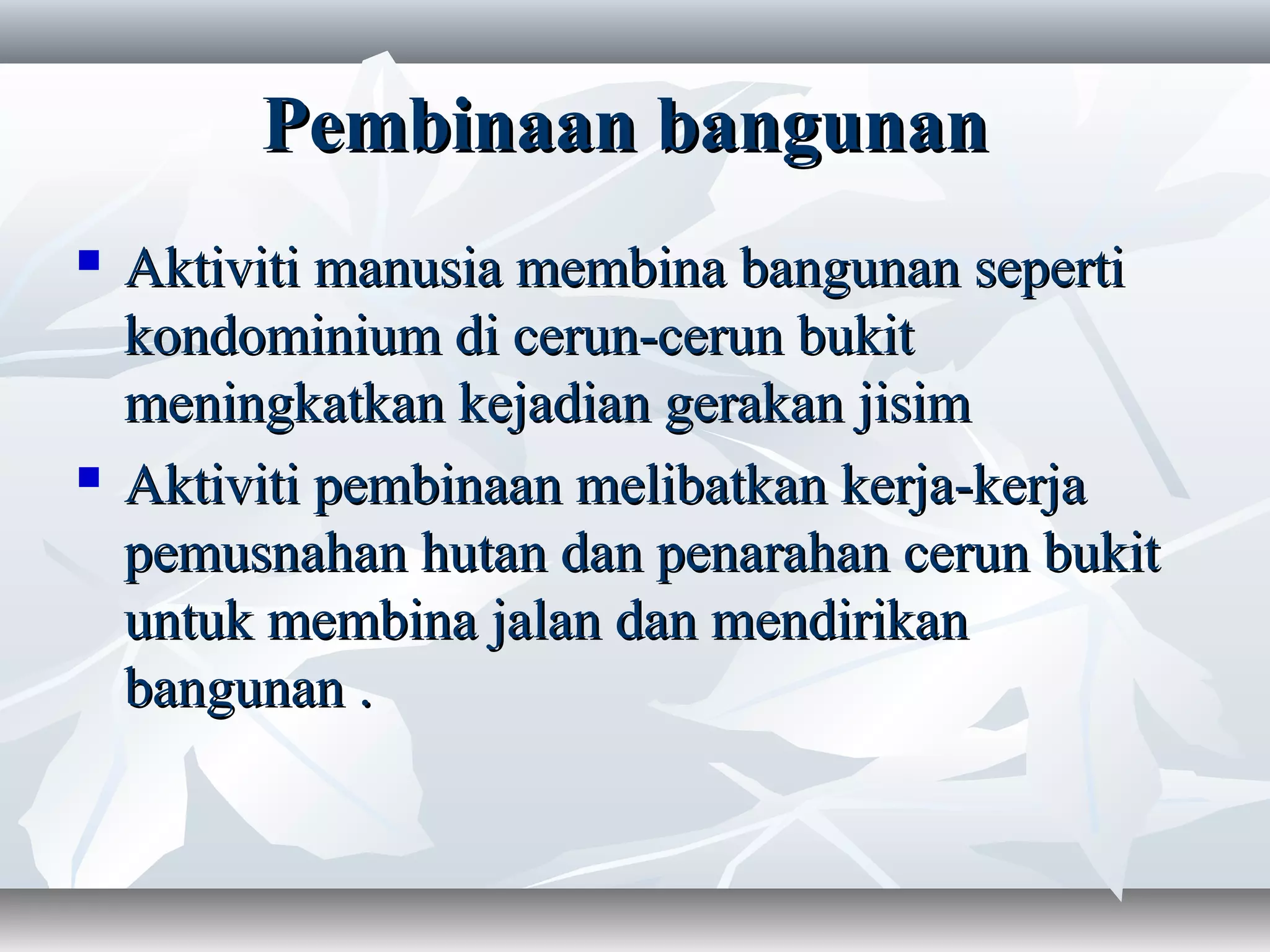 Gerakan jisim disediakan oleh mohd salleh sairan | PPT