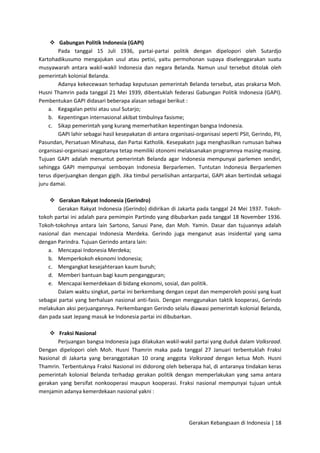 Gerakan kebangsaan di indonesia | PDF